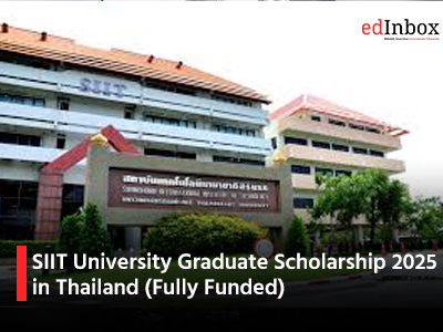 SIIT University Graduate Scholarship 2025 in Thailand (Fully Funded)